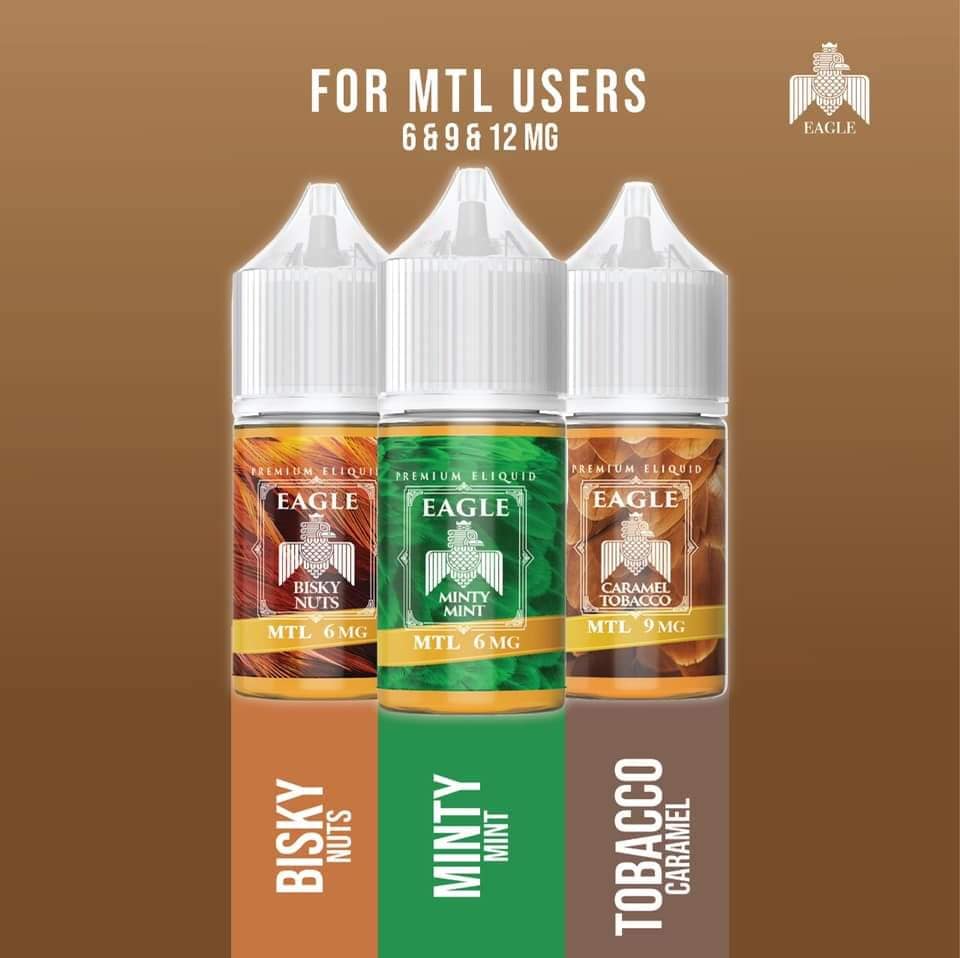 EAGLE MTL E-LIQUID 30ML 3 BOTTLES BUNDLE OFFER