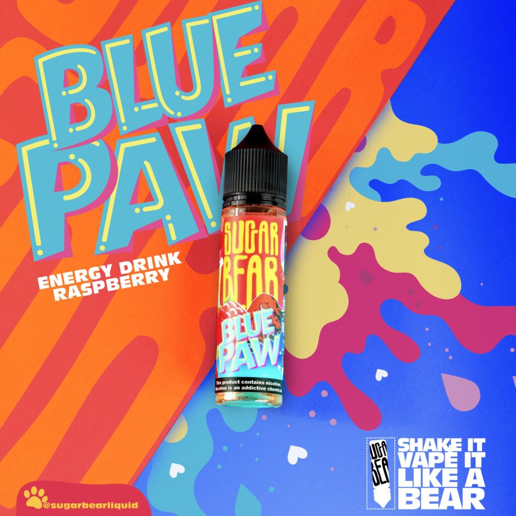 SUGAR BEAR BLUE PAW MTL E-LIQUID