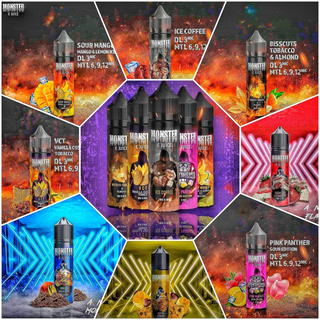 MONSTER E-LIQUID DL/MTL 60ML 3 BOTTLES BUNDLE OFFER