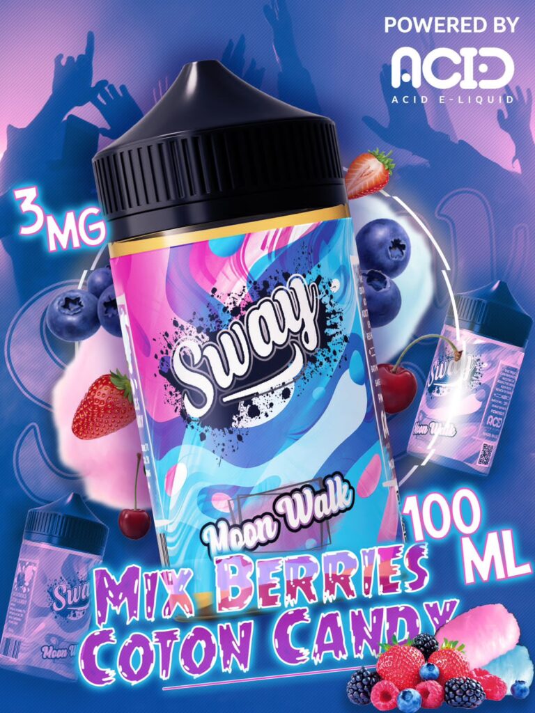 SWAY MOON WALK 3MG 100ML E-LIQUID