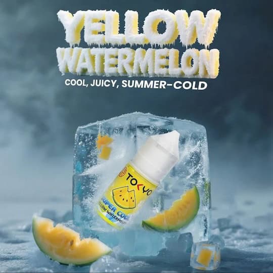 Tokyo Super Cool Yellow Watermelon Salt Vape Egypt