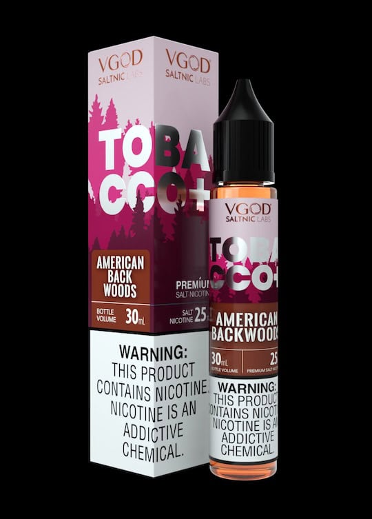 VGOD TOBACCO AMERICAN BACKWOODS ELIQUID - ڤي جود ڤيب