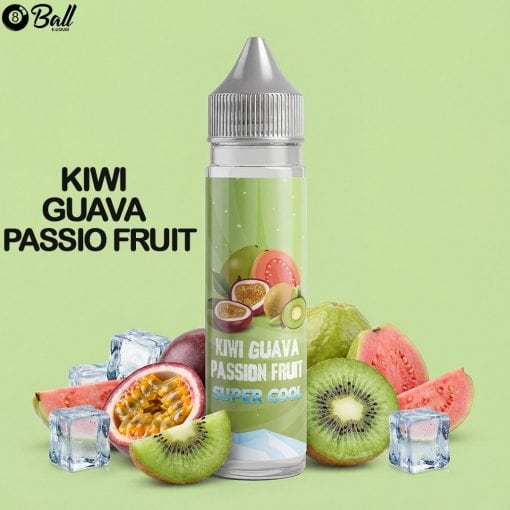 8 BALL KIWI GUAVA PASSIONFRUIT Vape for Bold Flavor