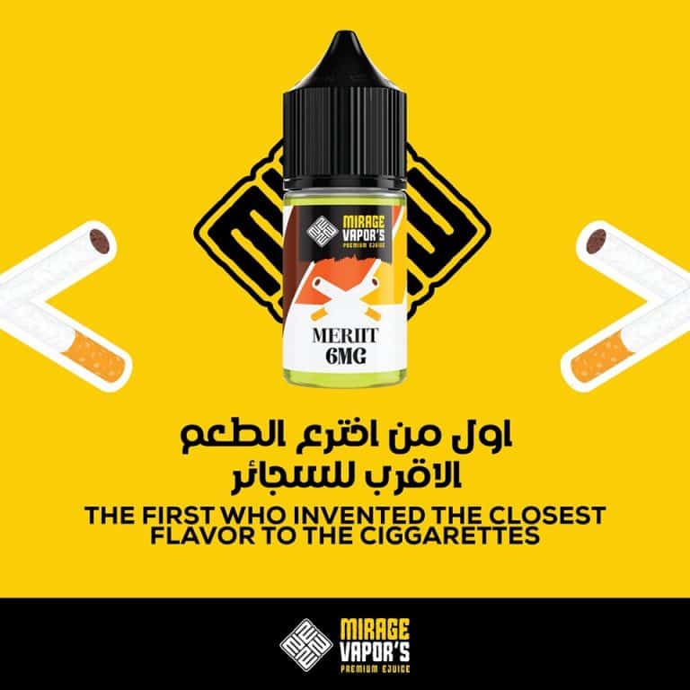 MIRAGE MERIIT MTL VAPE ELIQUID | vape Egypt