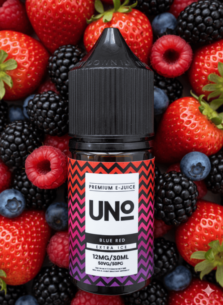 UNO MTL BLUE RED EXTRA ICE VAPE ELIQUID