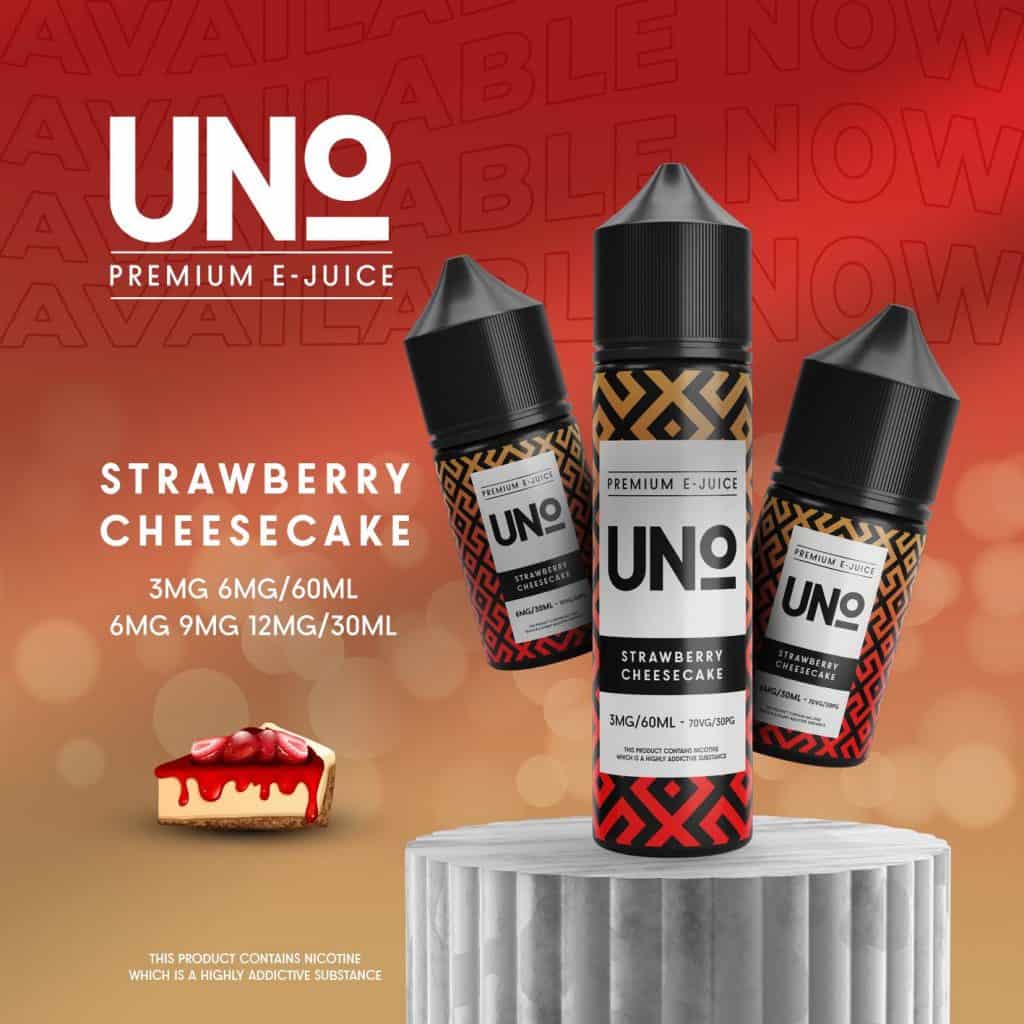 UNO MTL STRAWBERRY CHEESECAKE VAPE ELIQUID