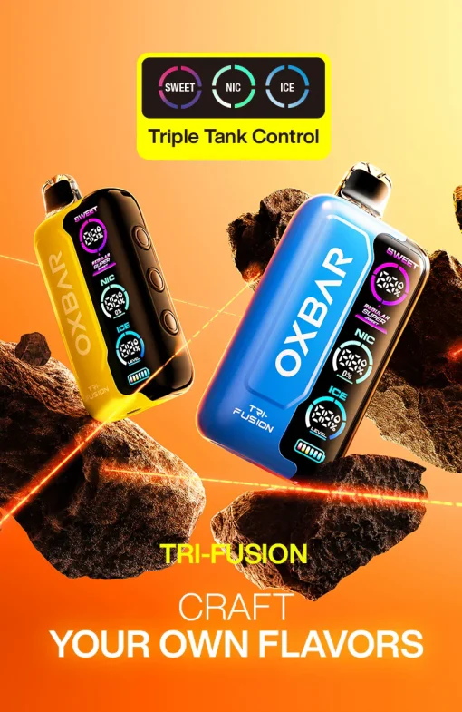 Oxbar TriFusion 50k Puffs Disposable Vape pod 50mg